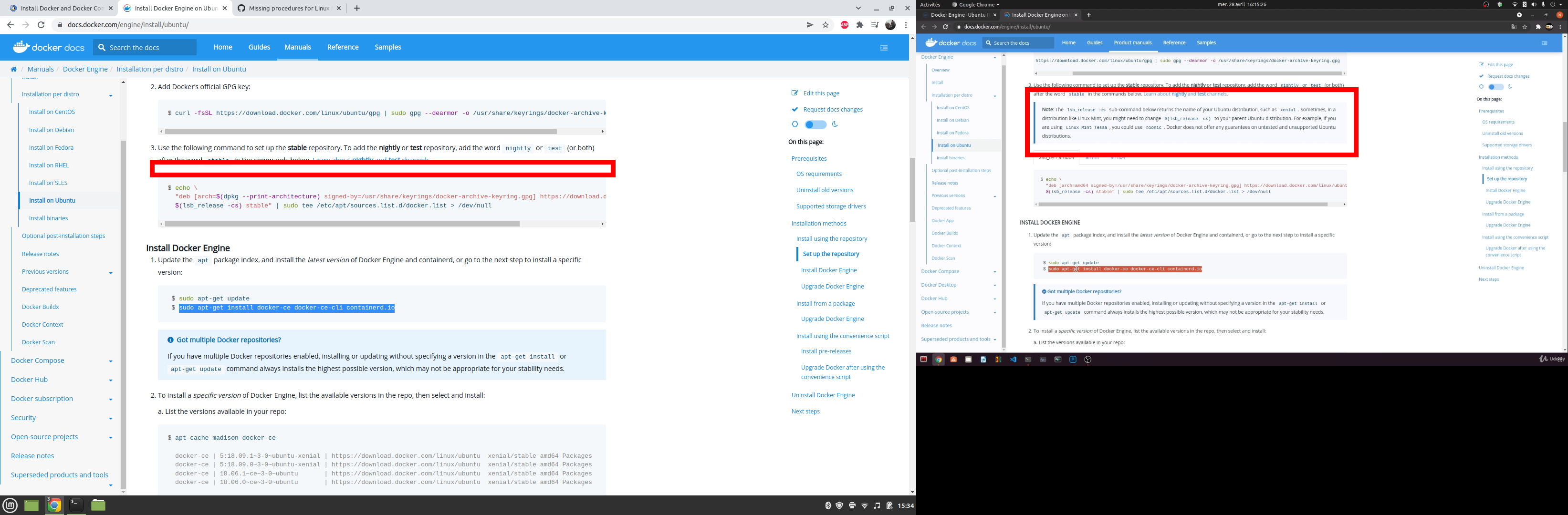 Missing procedures for Linux Mint · Issue #14275 · docker/docs · GitHub