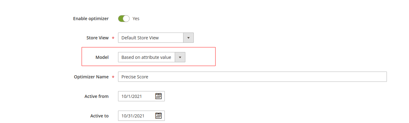 Search is stopped working on frontend after selecting "Based on attribute value" from model ...