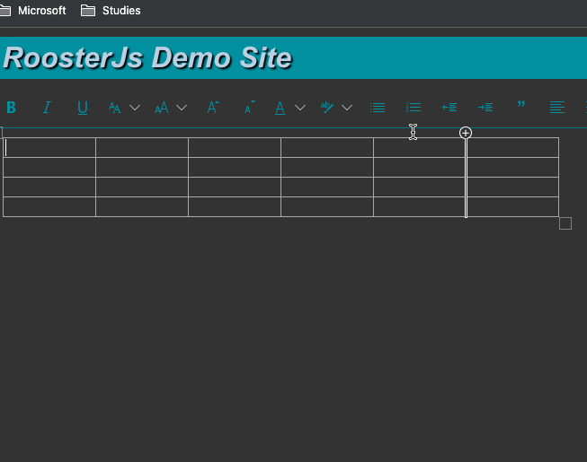 Fix table inserter height and width by juliaroldi · Pull Request #1205 · microsoft/roosterjs ...