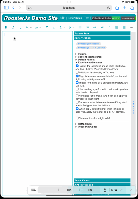 Change format not working if call `setFontSize` and `toggleBold` in a row · Issue #1458 ...