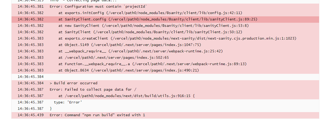 Please help me with this bug, I don't have any clue!! · vercel vercel ...