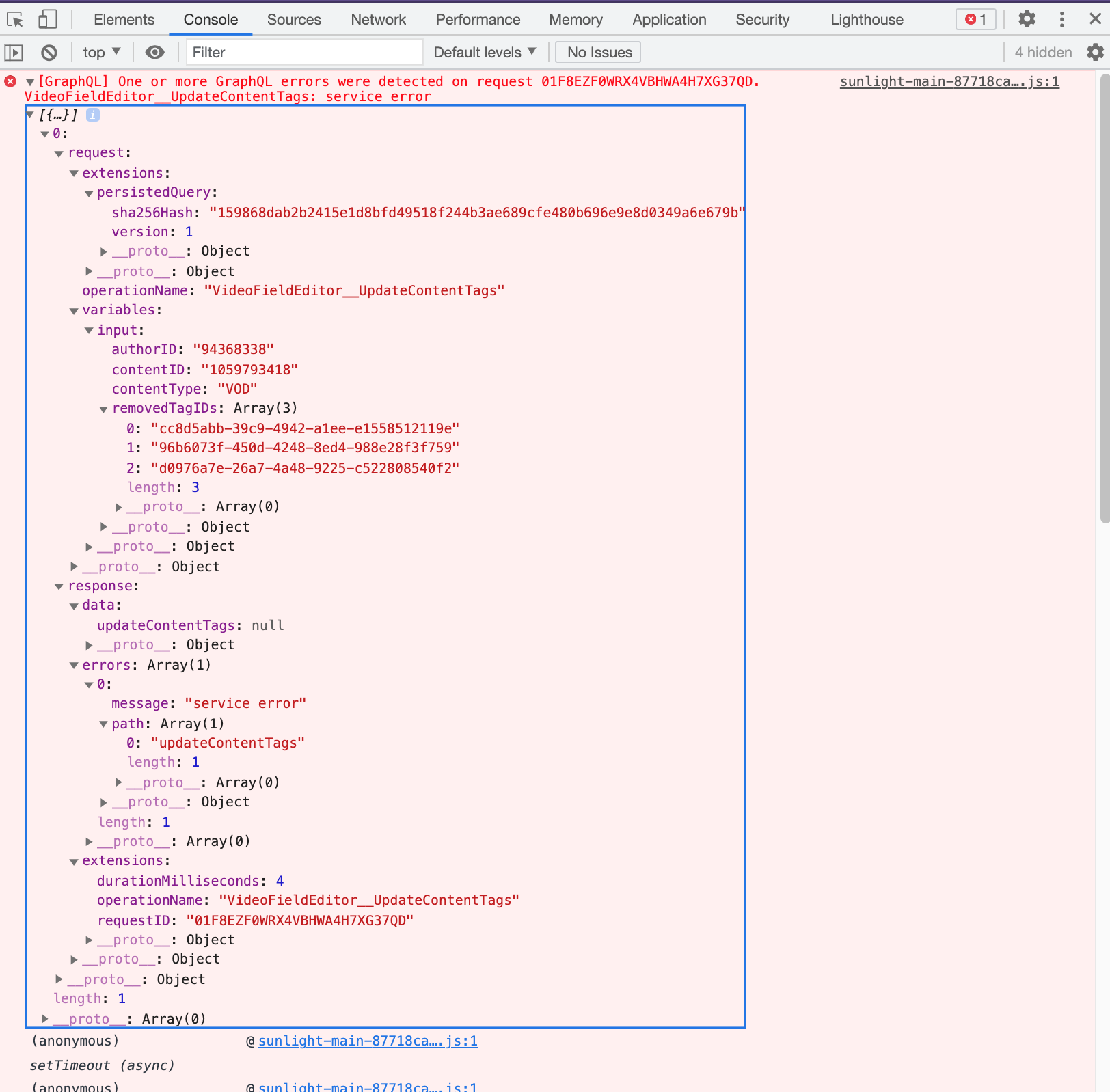 Service Error: "VideoFieldEditor UpdateContentTags" · Issue #421 · twitchdev/issues · GitHub