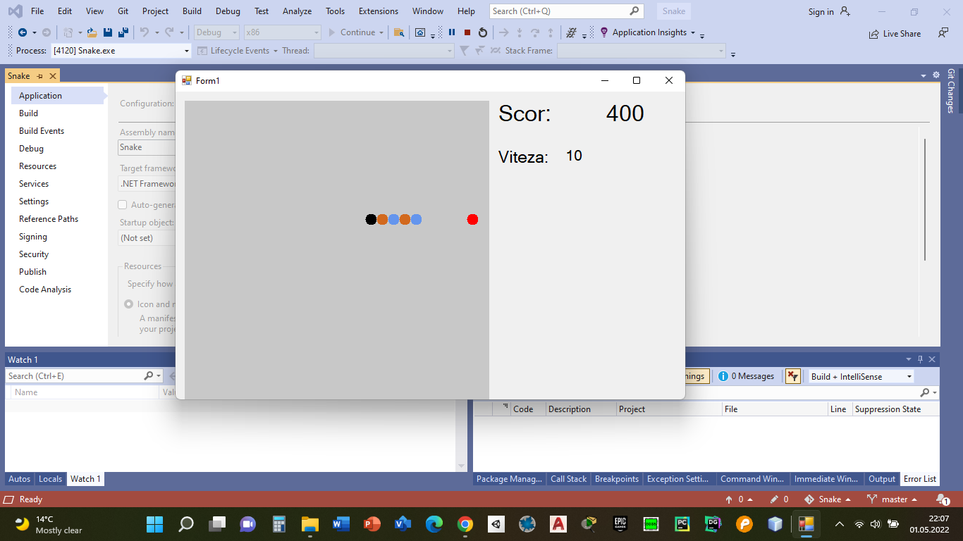 GitHub - BolteAdrian/Snake-game