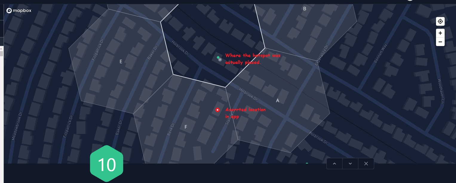 Hotspot asserted in different location than shown in app · Issue #969 ...