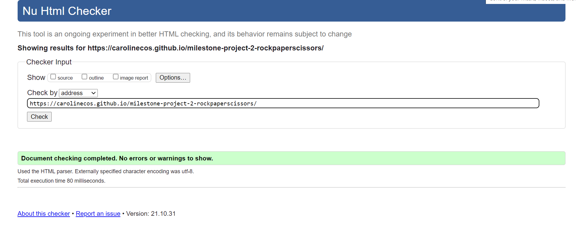 GitHub - CarolineCos/milestone-project-2-rockpaperscissors