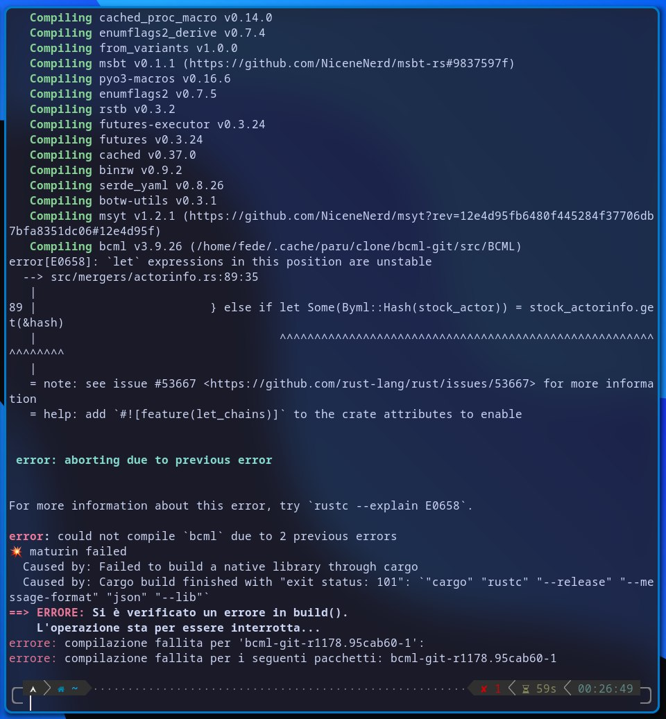 I am not able to download bcml [linux] · Issue #430 · NiceneNerd/BCML ...