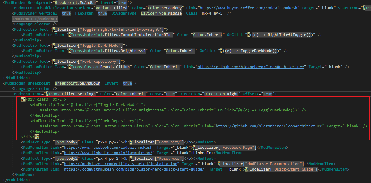 page layout cannot be responsive size · Issue #258 · fullstackhero/blazor-starter-kit · GitHub