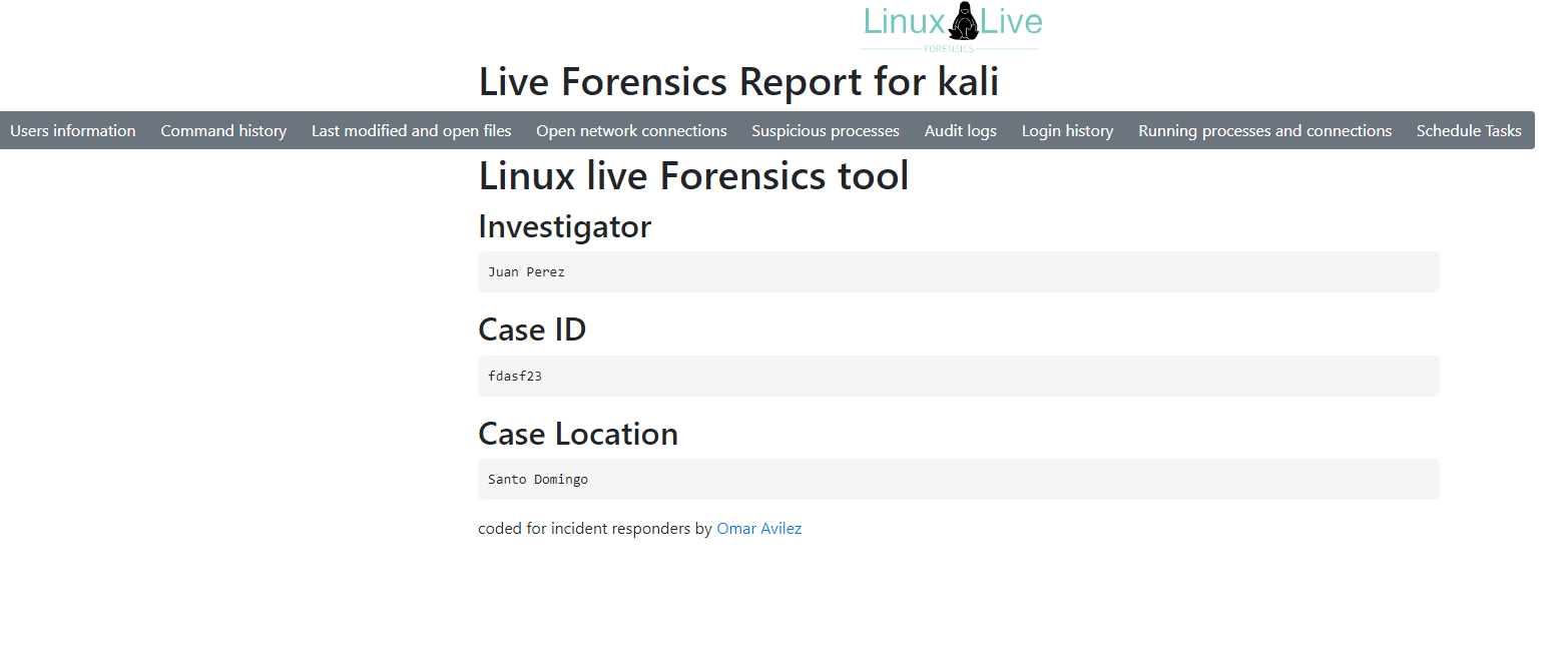 GitHub - abr4xc/llft: Linux Live Forensics tool
