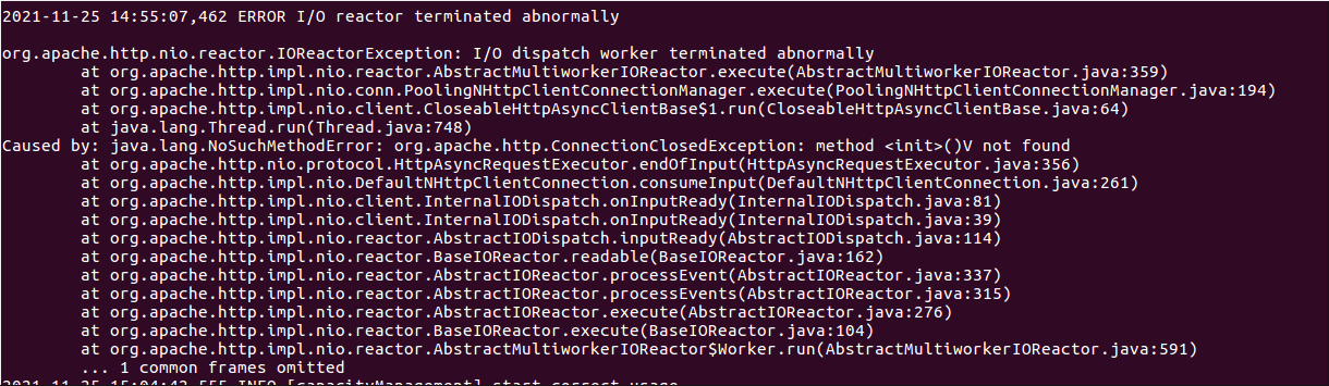 I/O reactor status: STOPPED · Issue #7299 · alibaba/nacos · GitHub