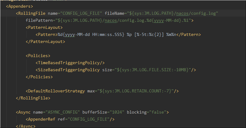 rollover strategy of log4j2 in nacos 1.4.x will cause unlimited log files · Issue #11132 ...