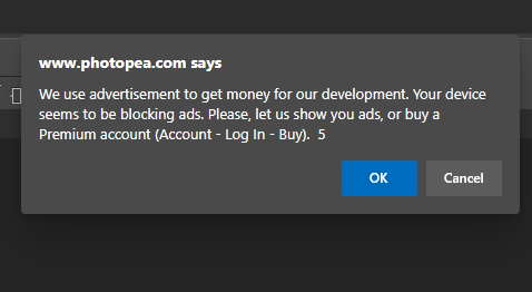 Adblock Bug · Issue #3554 · photopea/photopea · GitHub