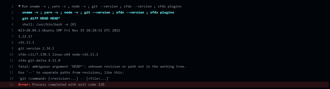 package.xml not generating anything in GitHub actions VM · Issue #225 · scolladon/sfdx-git-delta ...