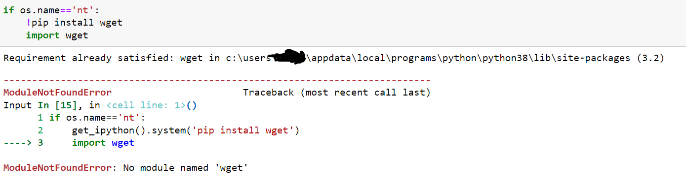 No module named 'wget' · Issue #4 · nicknochnack/TFODRPi · GitHub