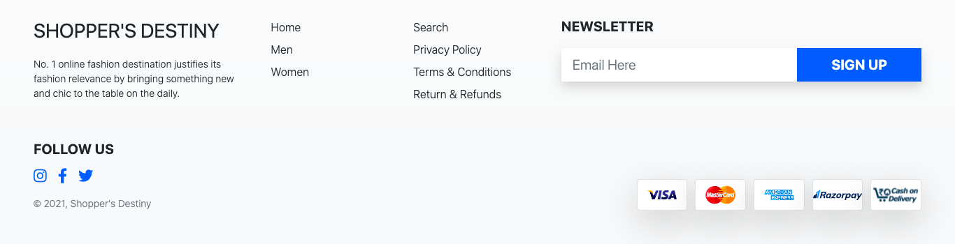 GitHub - charandvvk/Shoppers-Destiny-Frontend: Frontend code of Shopper's Destiny (E-Commerce ...
