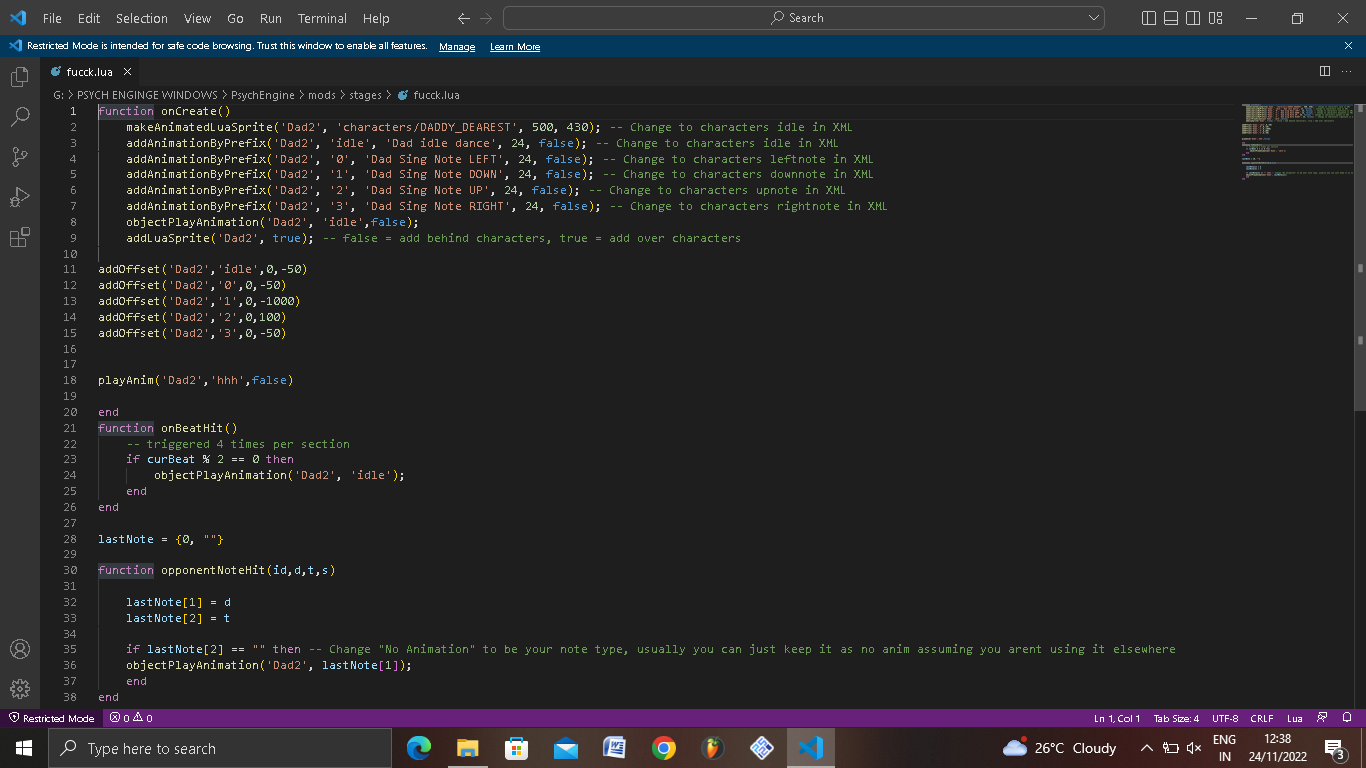 opponent offset · Issue #11266 · ShadowMario/FNF-PsychEngine · GitHub