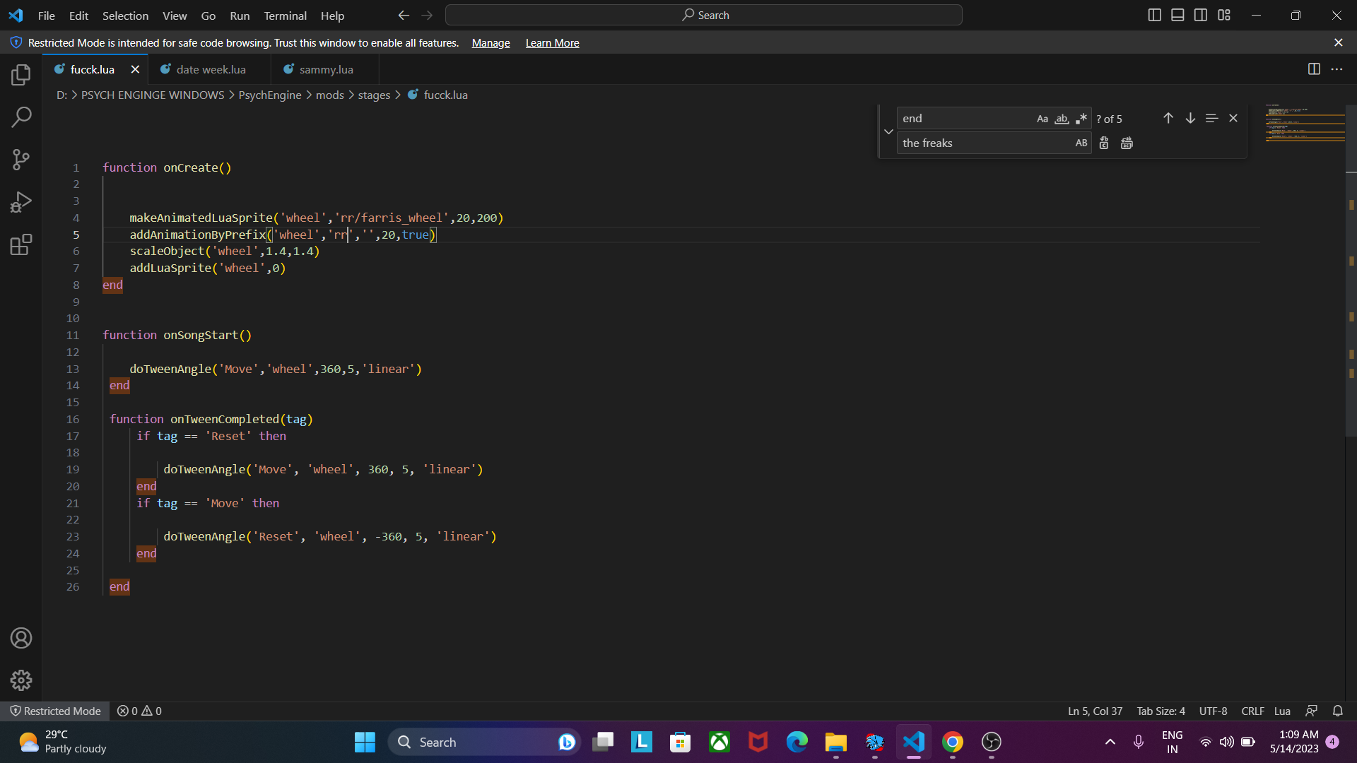 Tween angle problem(not looping ) · Issue #12416 · ShadowMario/FNF-PsychEngine · GitHub