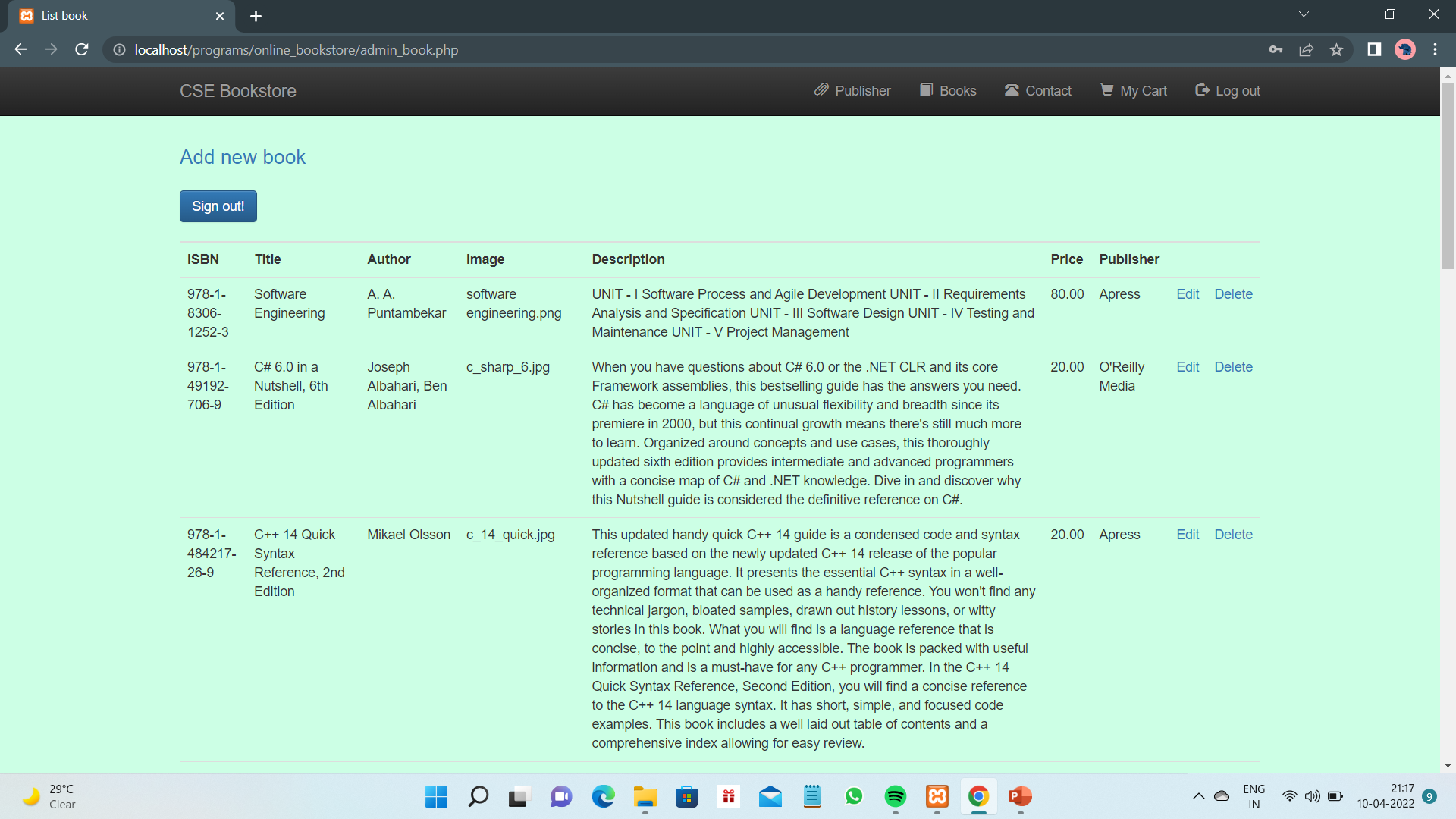 GitHub - Rajashekhar31/Online-bookstore-php