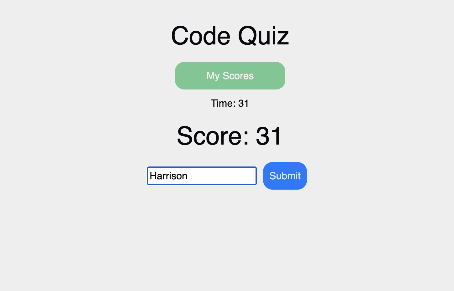 GitHub - Harrisonvinett/QuizGame