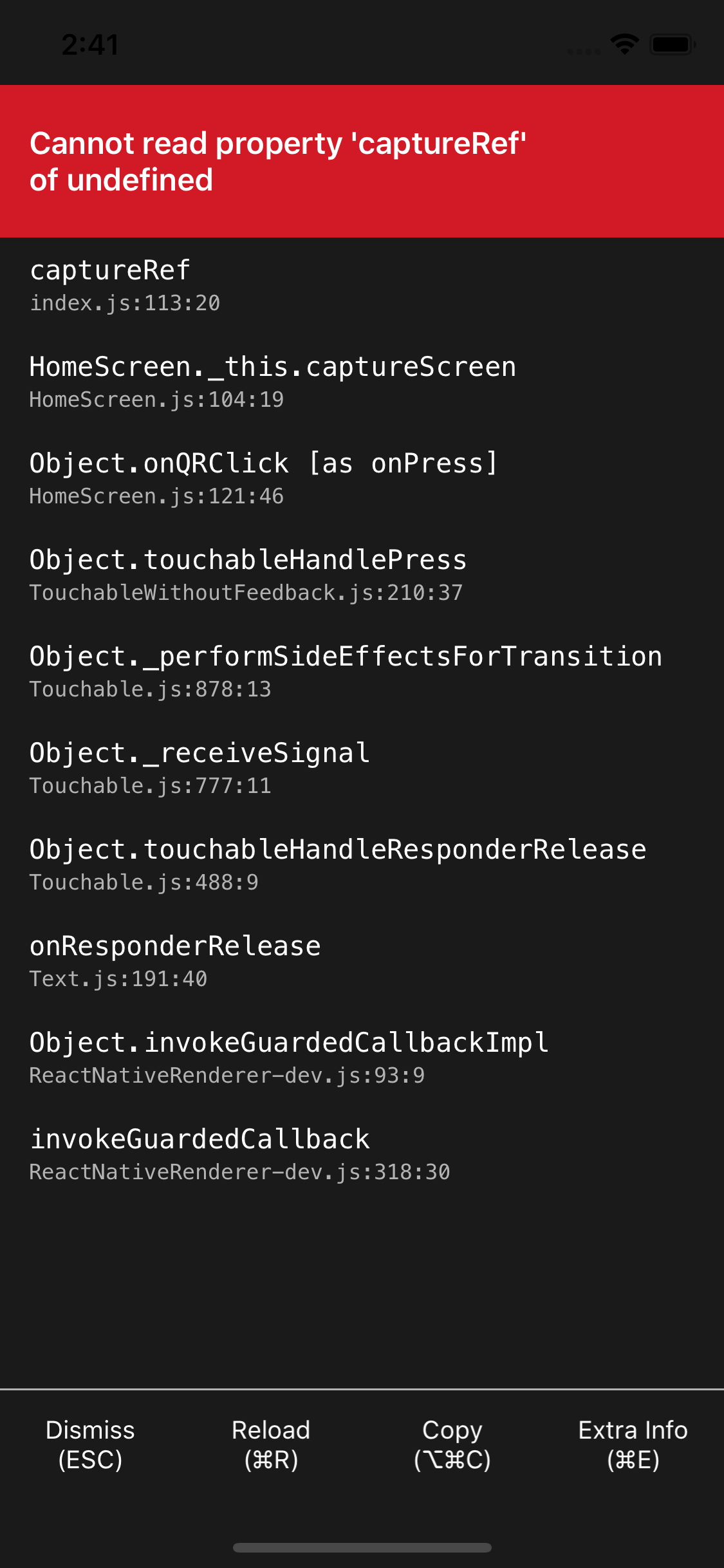 Cannot read property 'then' of undefined · Issue #214 · gre/react-native-view-shot · GitHub