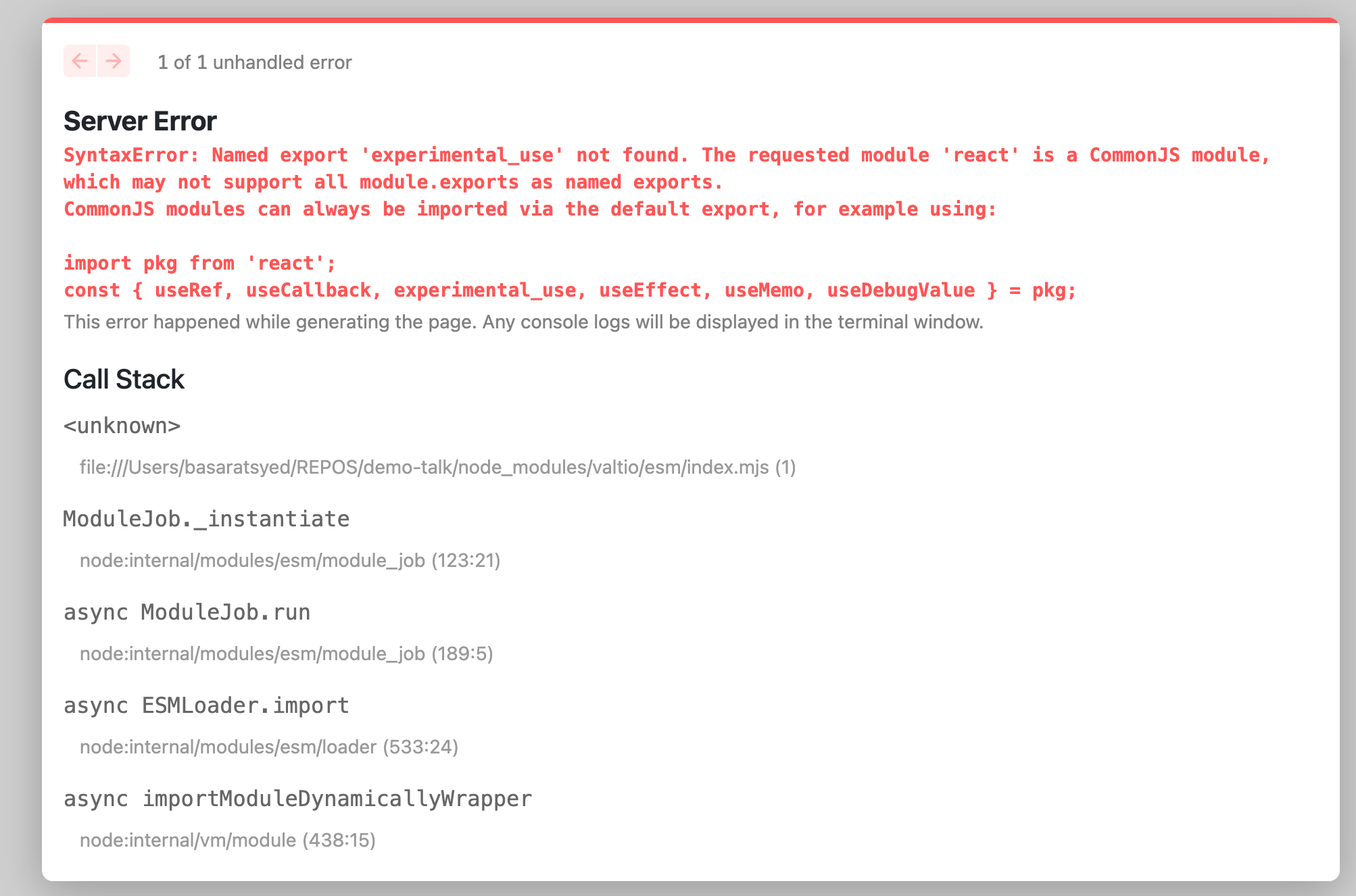 Nextjs App Fails To Compile Due To Strict Named Exports Missing 3943