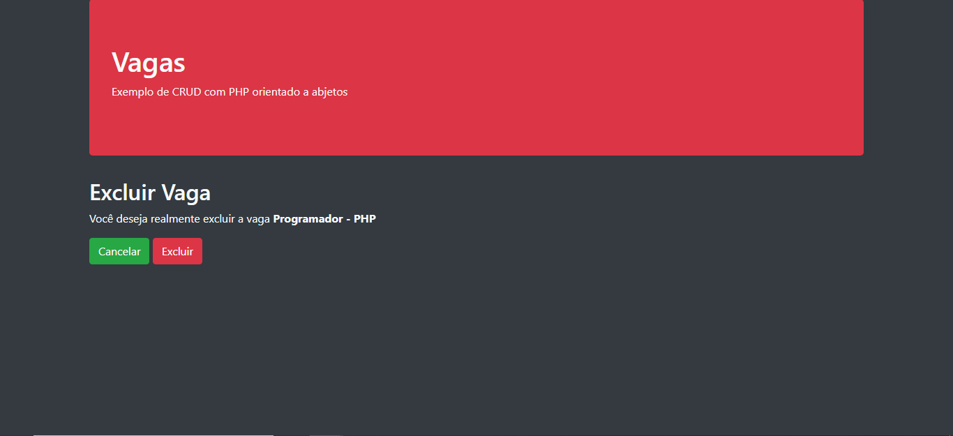 GitHub - PauloMoraiiis/vagas: Crud para site de vagas de emprego