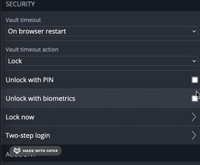 Bitwarden "unlock with biometrics" doesn't work · Issue #2870 · BrowserWorks/Waterfox · GitHub