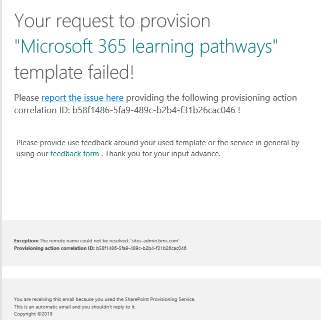 Fails to install · Issue #528 · pnp/custom-learning-office-365 · GitHub