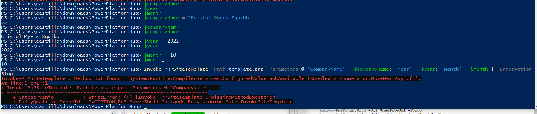 Power Platform Communication Site Template Issue Title · Issue 4082 · Microsoftcoe Starter 7798