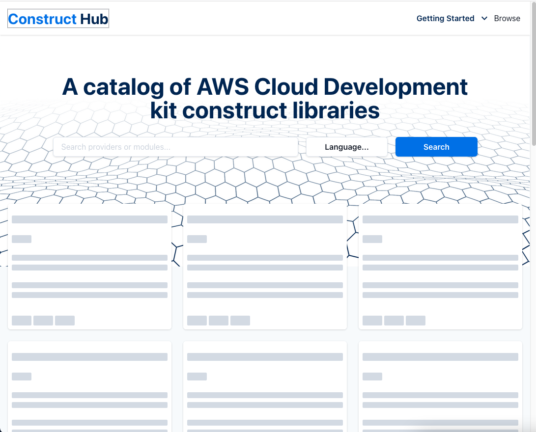 Implement Home Page · Issue #56 · cdklabs/construct-hub-webapp · GitHub