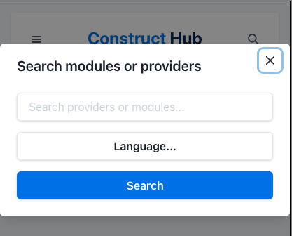feat: responsive header by gabewomble · Pull Request #180 · cdklabs/construct-hub-webapp · GitHub