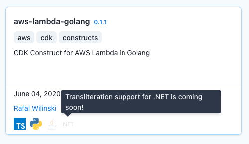 Add coming soon label to the supported programming languages which we don't support · Issue #227 ...