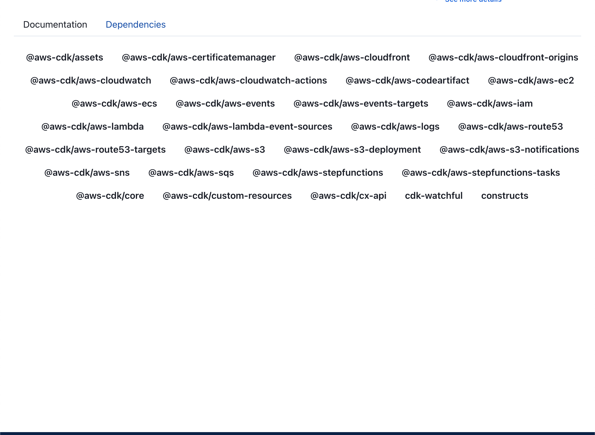 Add The Dependencies Tab · Issue 568 · Cdklabs Construct Hub Webapp · Github