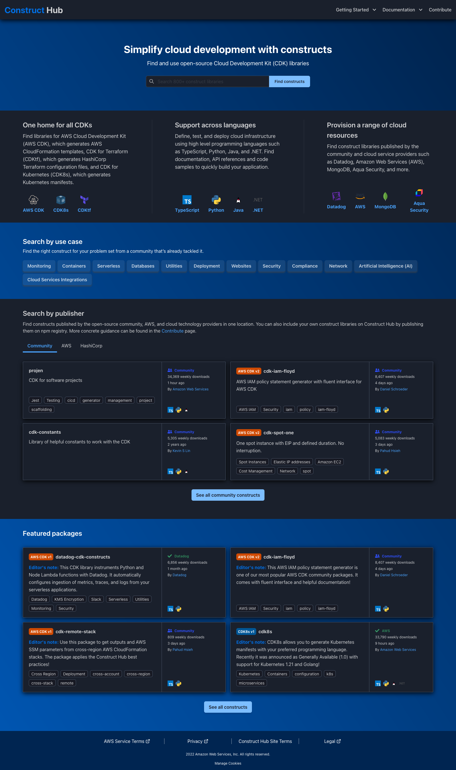 Support Dark Mode · Issue 862 · Cdklabs Construct Hub Webapp · Github
