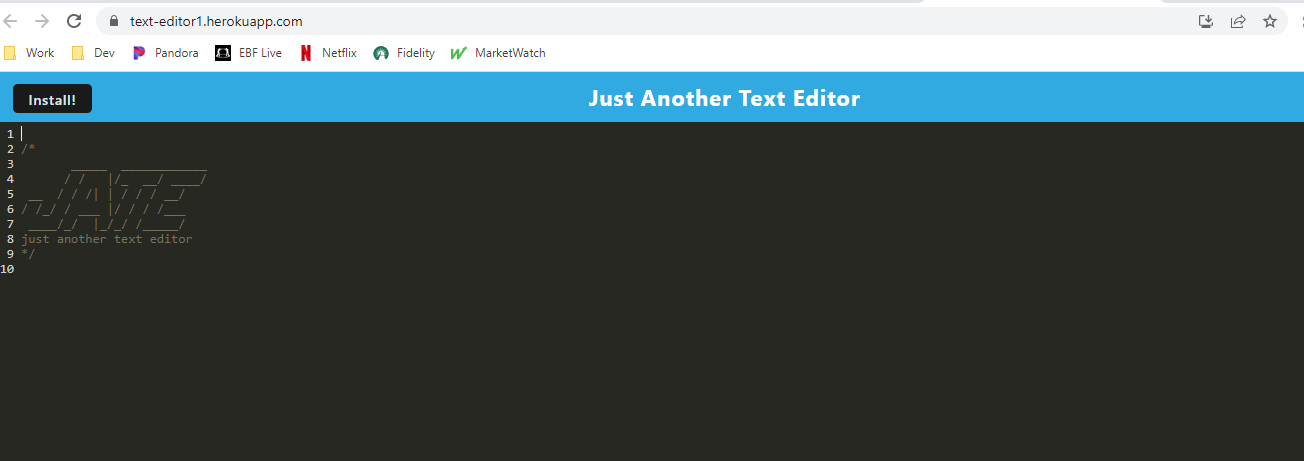 GitHub - npduval/Text-Editor