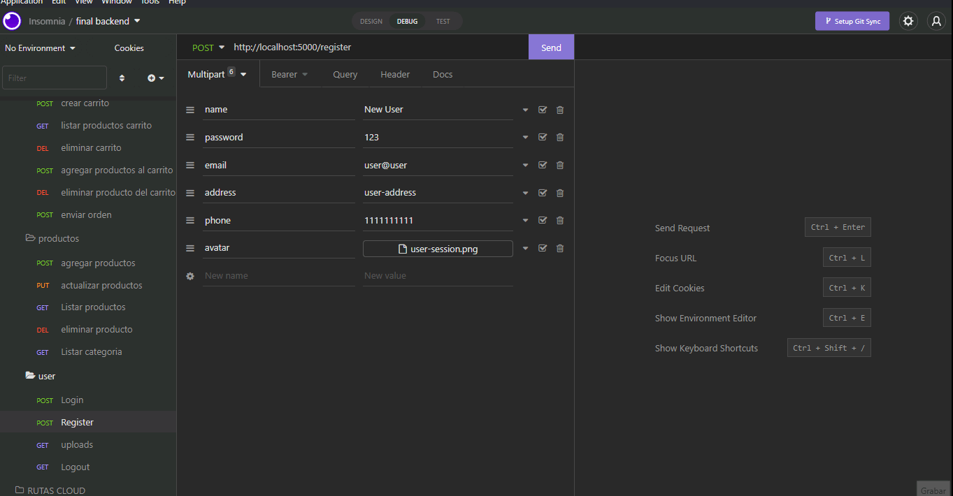 GitHub - ClavijoPedro/Entrega-Final-Proyecto-Backend-Coderhouse: Proyecto Final - Curso Backend