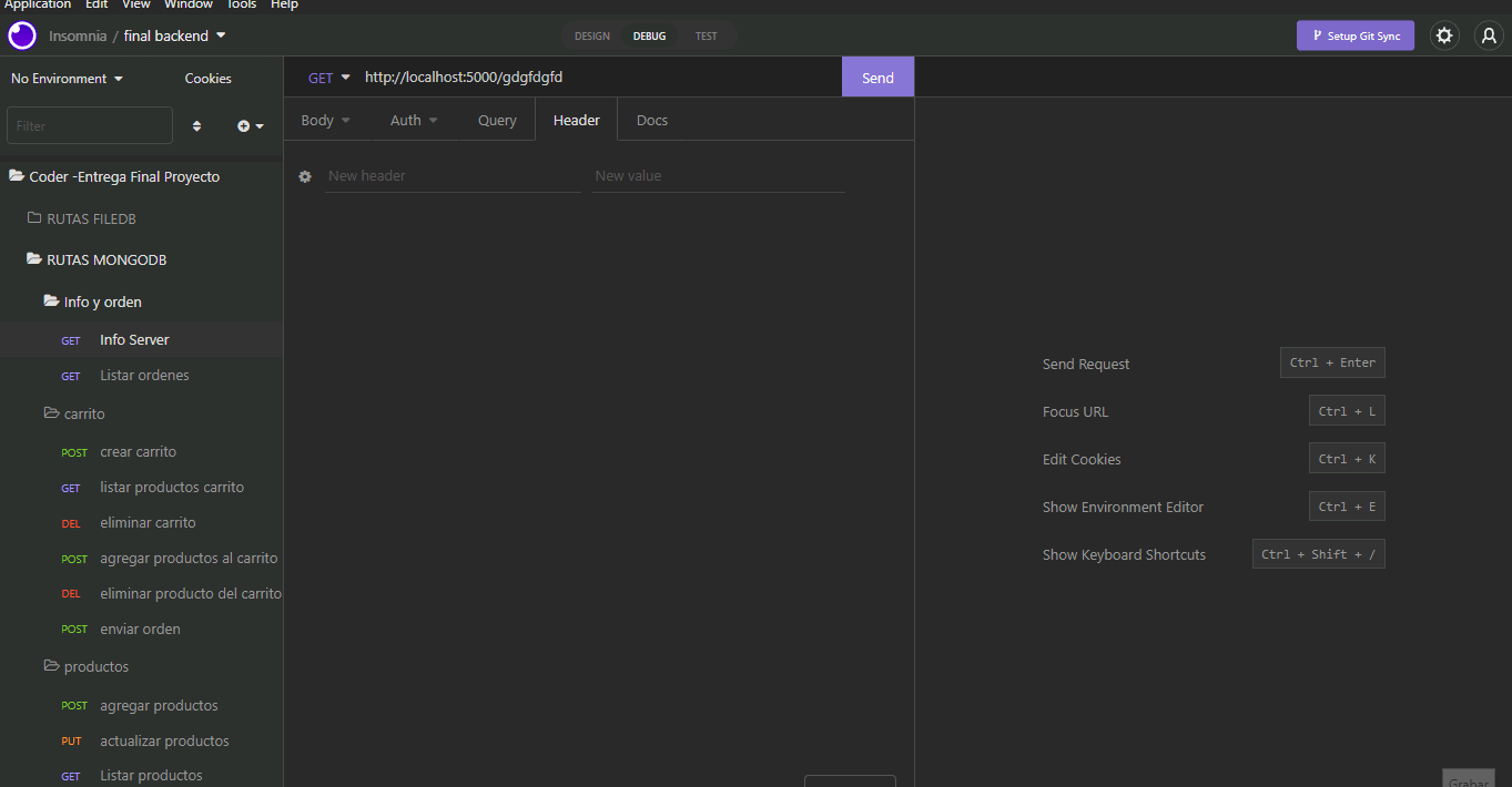 GitHub - ClavijoPedro/Entrega-Final-Proyecto-Backend-Coderhouse: Proyecto Final - Curso Backend
