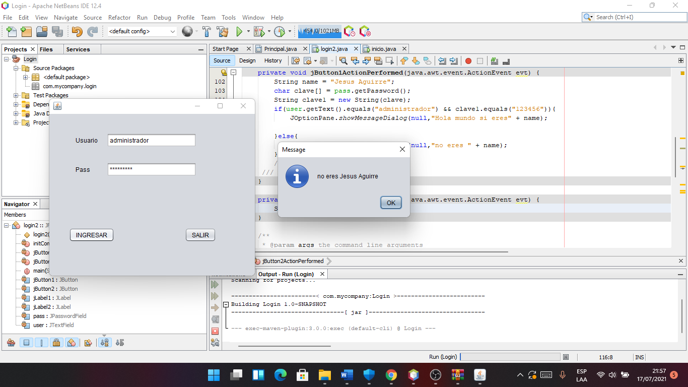 GitHub - JRCODE15/Login: Login sin base de datos simple en Java