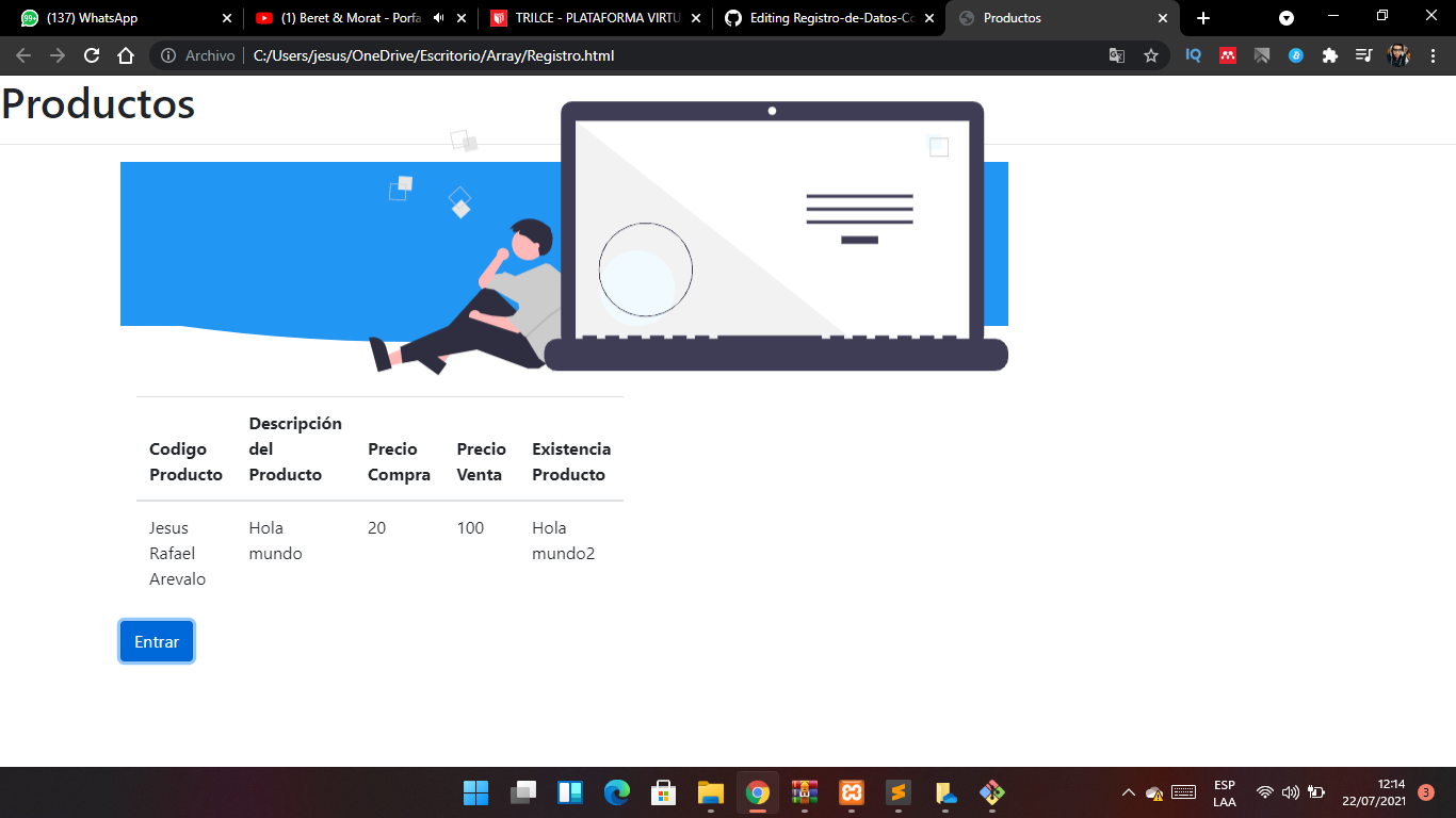 GitHub - JRCODE15/Registro-de-Datos-Con-Array: Registro de datos ...