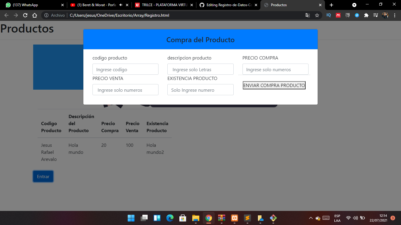 GitHub - JRCODE15/Registro-de-Datos-Con-Array: Registro de datos ...