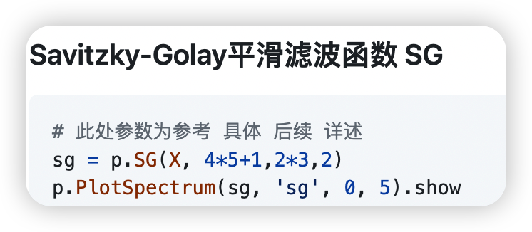 SG · Issue #1 · mepleleo/hyperspectral_pretreatment · GitHub
