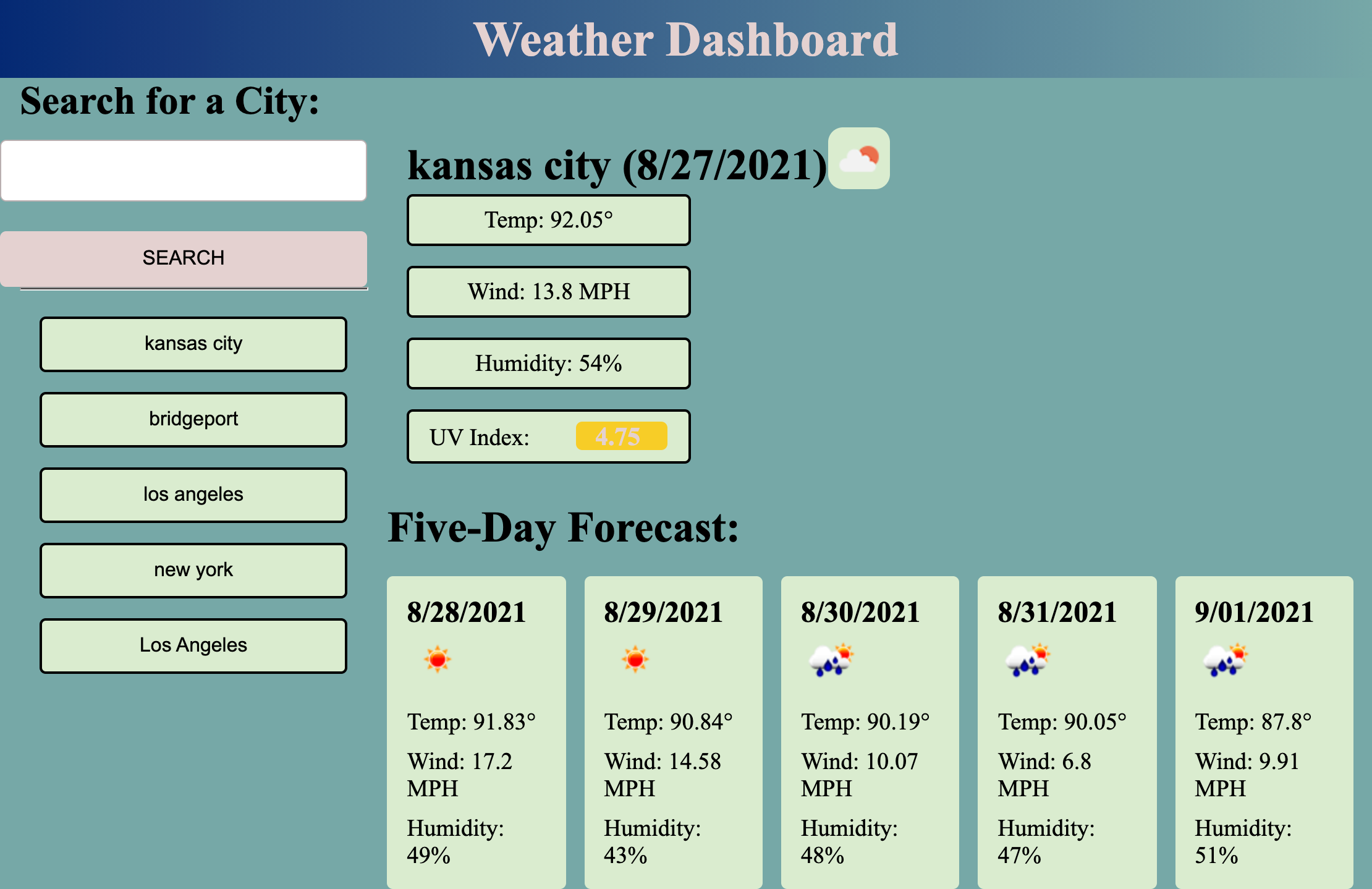 GitHub - cmarshall13/weather-forecast-app