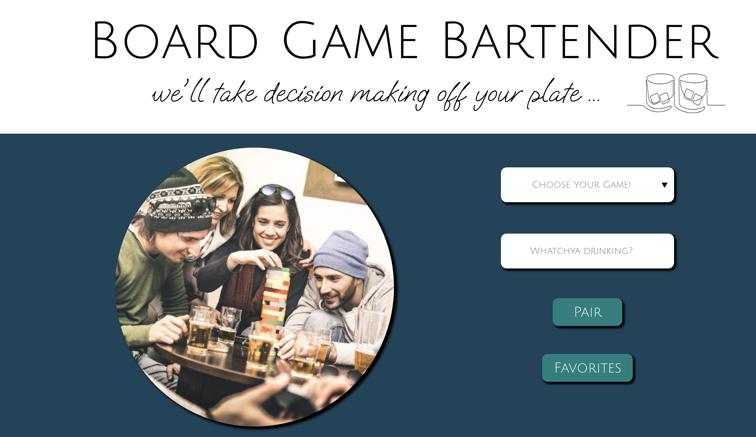 GitHub - colganmeanor/Board-Game-Bartender