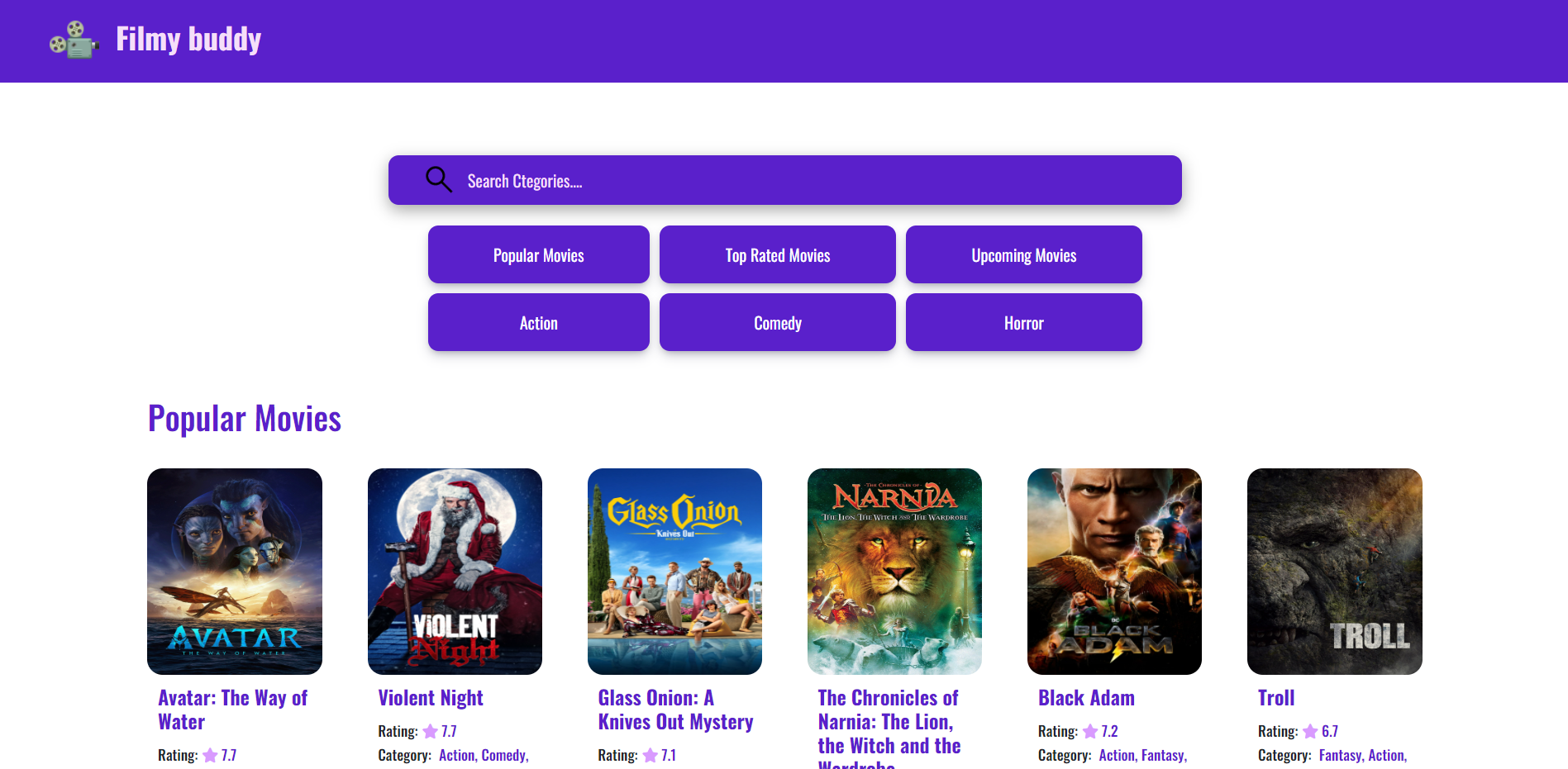 GitHub - Robin920/filmy-buddy: website for movie recommendation