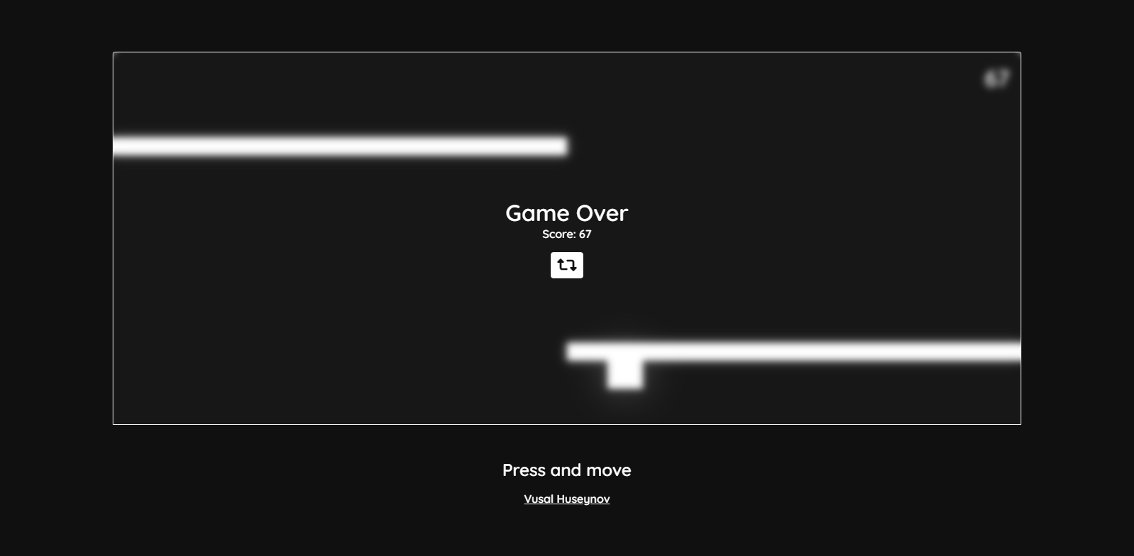 Github Huseynovvusalendless Runner Game 🎮 Simple Javascript Game