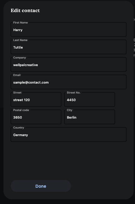 View Contact · Issue 74 · Tuttle Dev Tuttle · Github