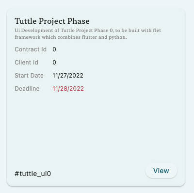 View: Project · Issue #71 · tuttle-dev/tuttle · GitHub