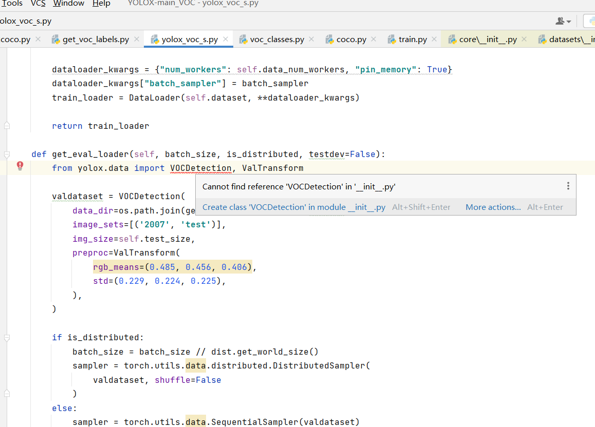 ModuleNotFoundError: No module named 'yolox.data.datasets.voc' · Issue ... ModuleNotFoundError: No module named 'yolox.data.datasets.voc' · Issue ...