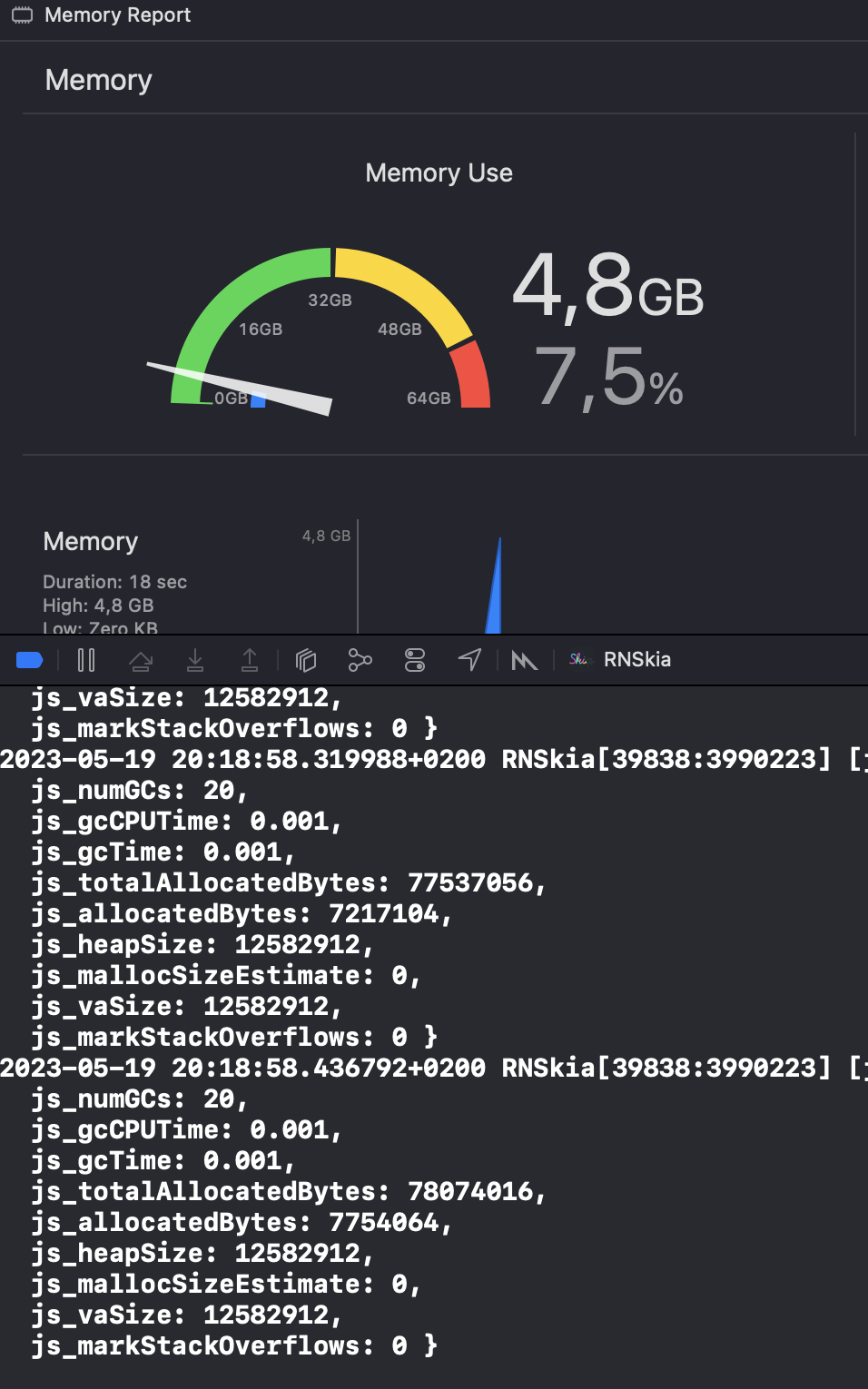 Garbage Collector not picking up high memory pressure when memory is allocated in native ...