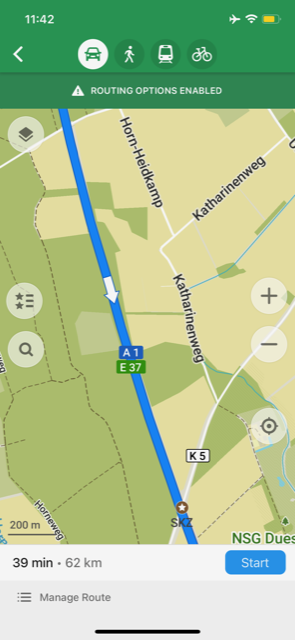 [navigation] useless "drive ahead" instructions on A1 Autobahn · Issue #4880 · organicmaps ...