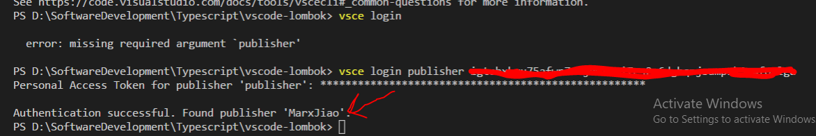 Verify PAT belongs to provided publisher name · Issue #289 · microsoft/vscode-vsce · GitHub